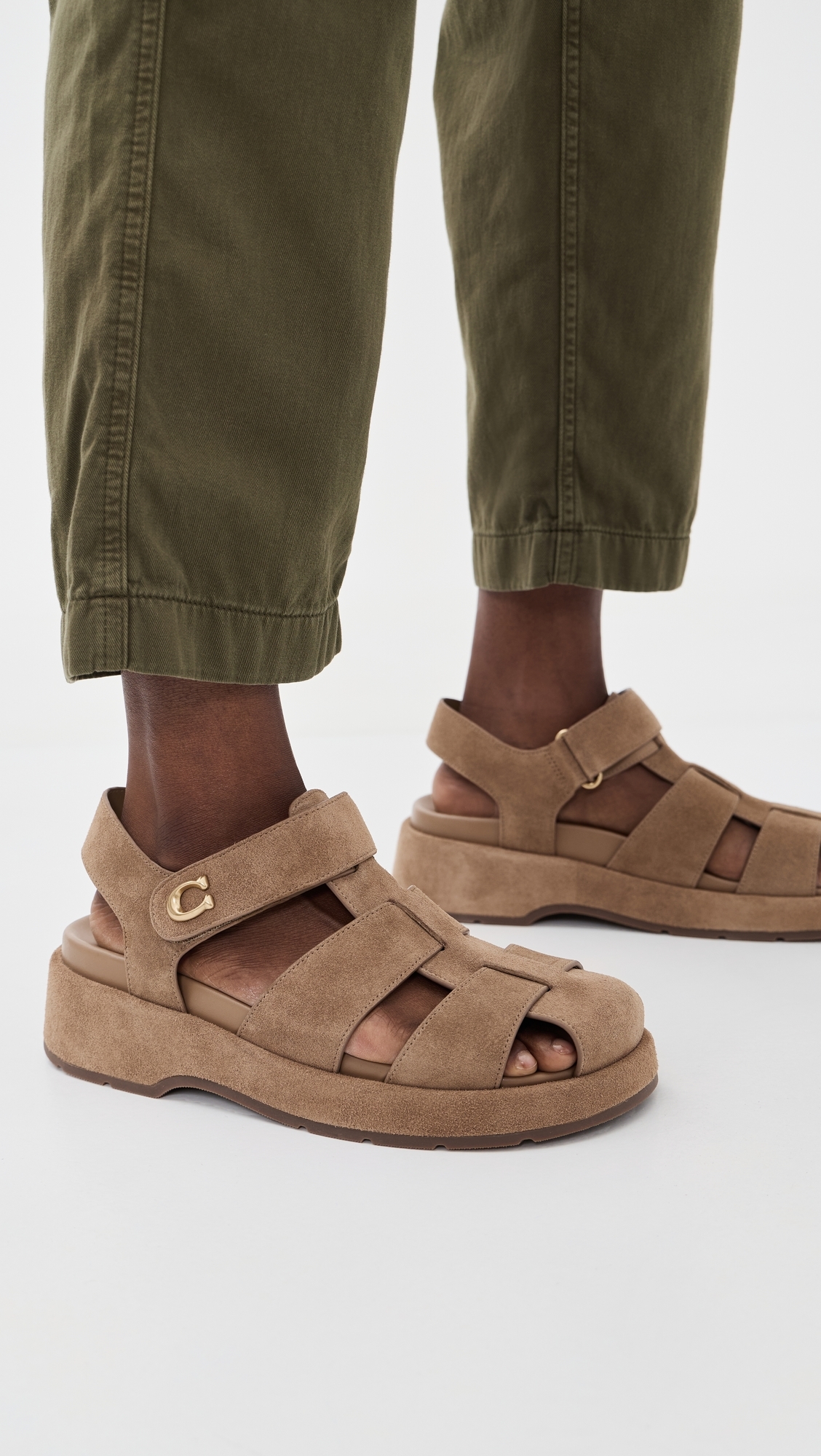COACH Coach Fisherman Sandals